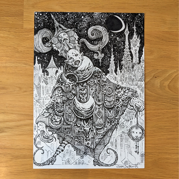 Hernàn Conde de Boeck Original Art ( artwork from Vampires & Other ...