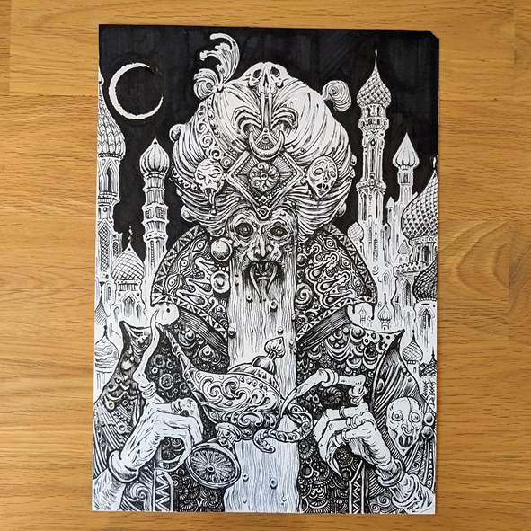 Hernàn Conde de Boeck Original Art ( artwork from Vampires & Other ...