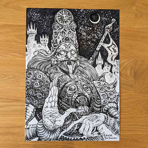 Hernàn Conde de Boeck Original Art ( artwork from Vampires & Other ...