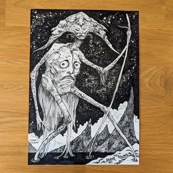 Hernàn Conde de Boeck Original Art ( artwork from Vampires & Other ...